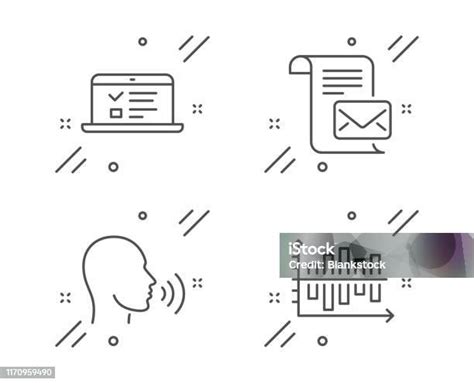 메일 편지 웹 강의 및 인간 노래 아이콘 세트 다이어그램 차트 기호입니다 전자 메일 온라인 테스트 토크를 읽습니다 벡터 고급에 대한 스톡 벡터 아트 및 기타 이미지 Istock