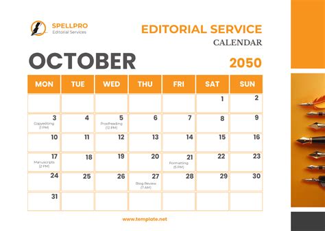 Free Editorial Calendar Templates Editable And Printable