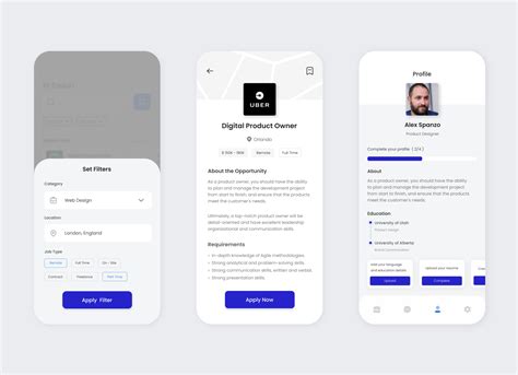 Hiring Mobile App By Nildeniz Duran On Dribbble