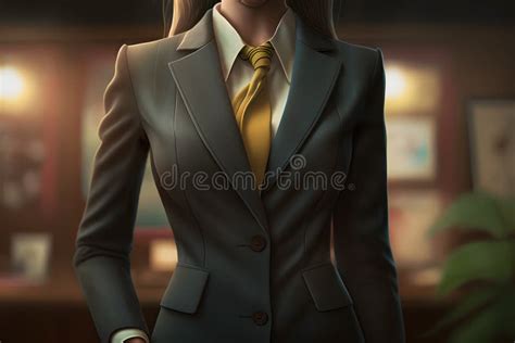 Portrait Of A Successful Confident Business Woman Neural Network Ai Generated Stock Image