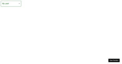 TextField Outlined Codesandbox