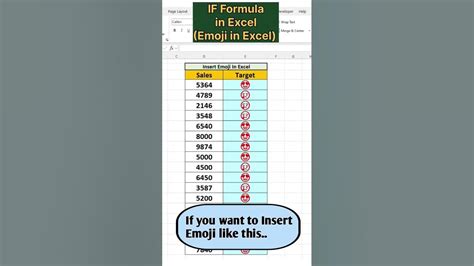 Exceltrickif Formula In Excelexcelexceltutorialexceltipsshorts