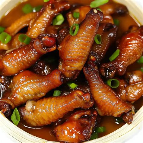 Tender Braised Chicken Feet Easy Dim Sum Recipe My Meal Via