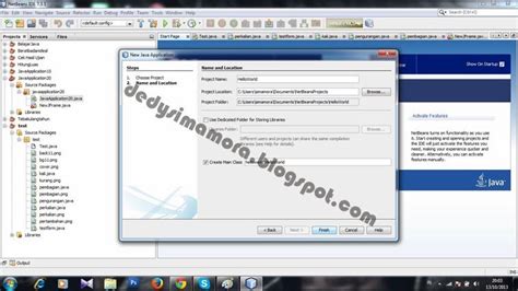 Dedy Simamora Membuat Program Sederhana Dengan Bahasa Java