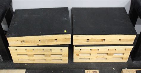 Set Of 4 Custom Pull Blocks