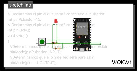 Pulsador Wokwi Esp32 Stm32 Arduino Simulator
