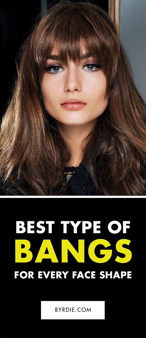 Here Are The 16 Best Types Of Bangs For Every Face Shape Oval Face Bangs Square Face