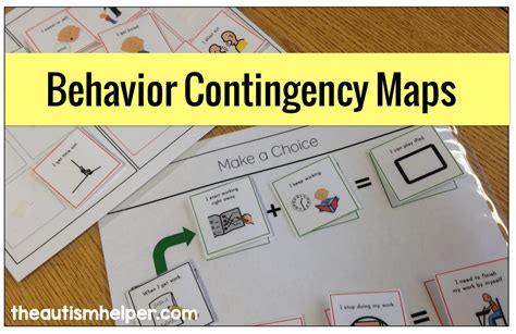 Behavior Contingency Maps The Autism Helper