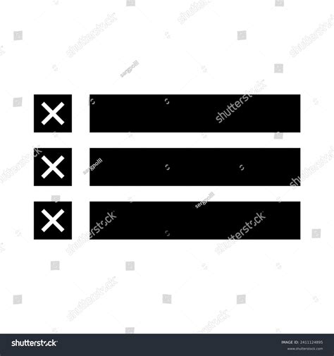 Check List Icon Checklist Menu Vector Stock Vector Royalty Free 2411124895 Shutterstock