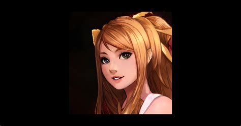 Blonde Hair Anime Girl Anime Girl Sticker Teepublic