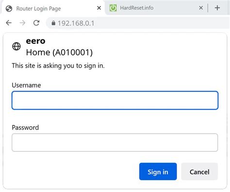 Eero Home A010001 Default Password How To