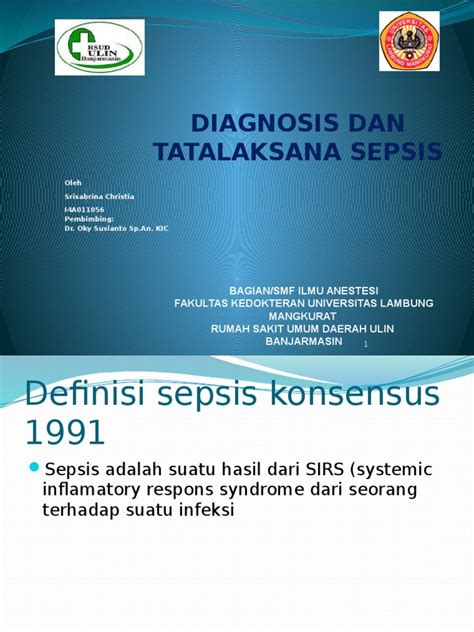 Diagnosis Dan Tatalaksana Sepsis Pdf