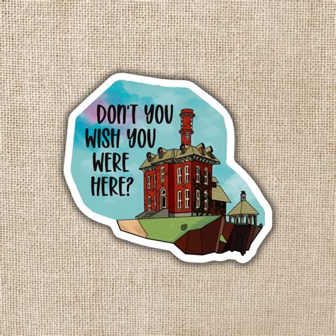 Dont You Wish You Were Here Sticker Tj Klune Inspired Wish You Are Here Print Stickers