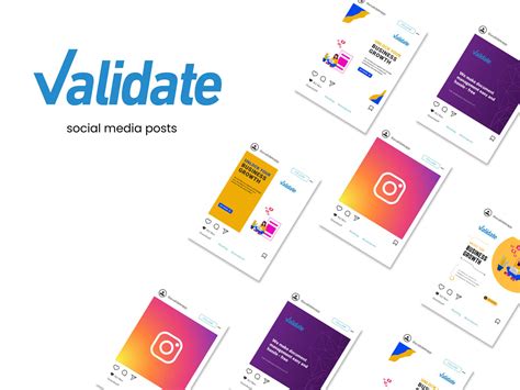 validate social media campaign on behance