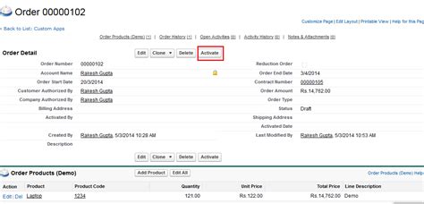 Orders Management In Salesforce Part 1