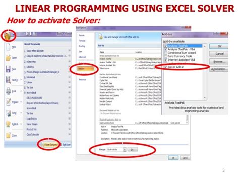 Linear Programming Lp Optimization With Excel Solver