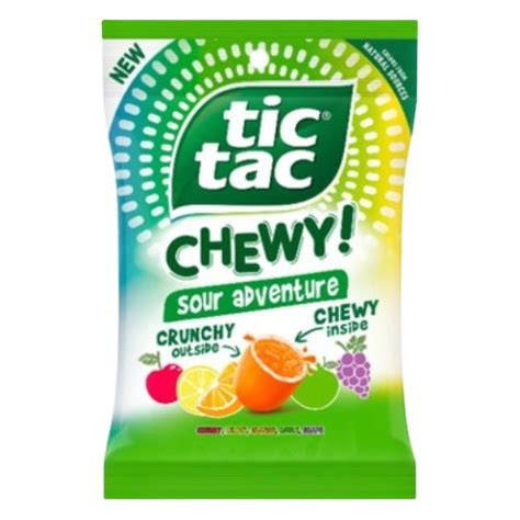 Tic Tac Chewy Sour Fruit Adventure 28 Oz Bag All City Candy