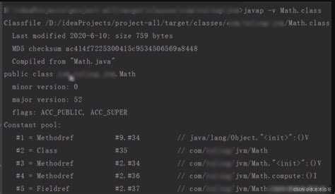 【jvm与性能调优】jvm常用指令之javap详解 Csdn博客