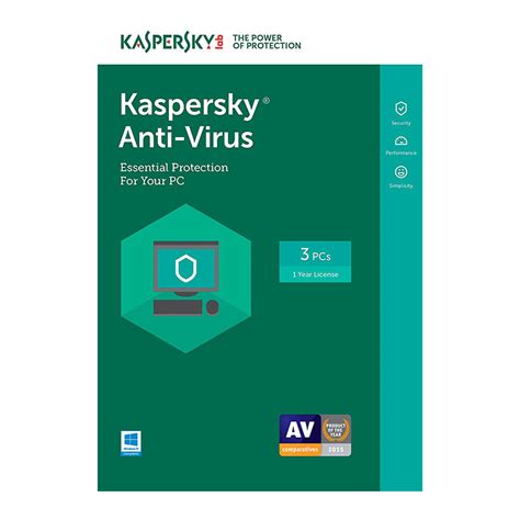 Kaspersky Anti Virus 3 Device 1 Year Star Computer And Electronics