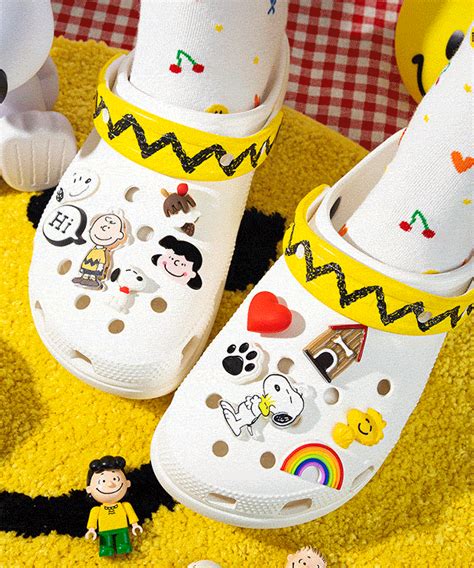 [캐릭터 선택] 스누피 캐릭터 4종 지비츠 6p 선택 세트 에이블리