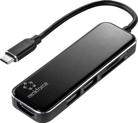 Renkforce Rf Usb C Mini Docking Station Compatible With Universal Conrad Com