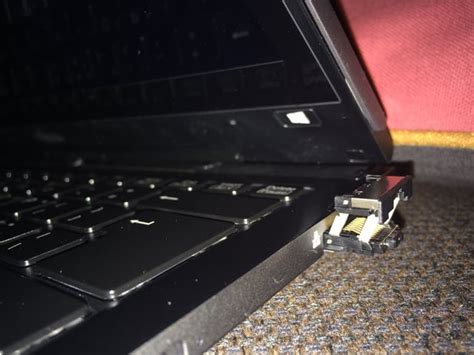 This Laptop Is So Thin It Has A Fold Out Network Port R Mildlyinteresting