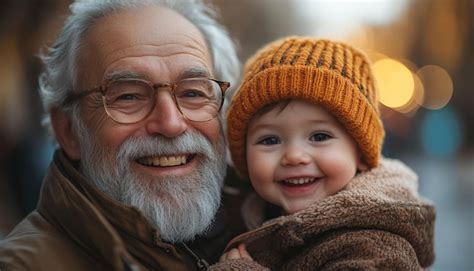 Grandpa And Grandson Are Having Fun Family Time Premium Ai Generated Image