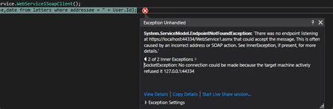 C Web Service Not Working Without Reference Update Stack Overflow