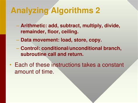 cs200 algorithms analysis ppt download
