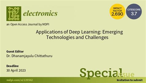 Electronics Mdpi On Linkedin Specialissue Deeplearning Openaccess