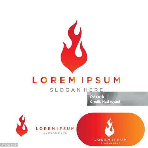 화재 불꽃 로고 아이콘 벡터 디자인 템플릿 3차원 형태에 대한 스톡 벡터 아트 및 기타 이미지 3차원 형태 가연성 개념 Istock