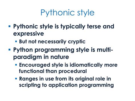 Ppt Python Foundation A Programmers Introduction To Python