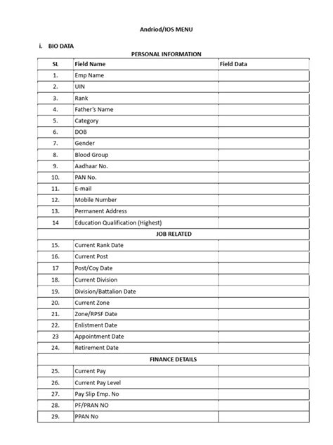 Andriod Ios Menu Pdf Andriod Ios Menu Pdf