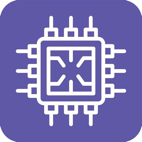 CPU Icon Vector Design 22848617 Vector Art At Vecteezy