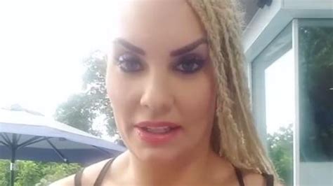 Coco Austin Flaunts Gravity Defying 40dd Boobs At The Pool