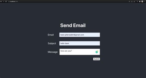 Send Email By Mailgun Node And React