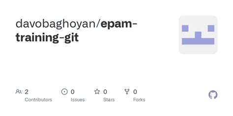 Github Davobaghoyan Epam Training Git
