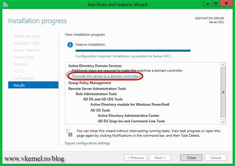 Creating An Additional Windows 2012 Domain Controller In An Existing