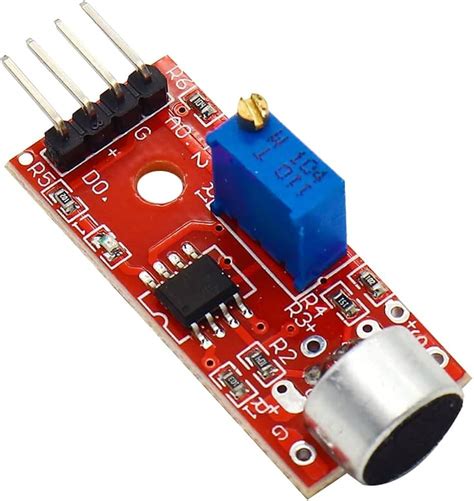ROBODUINO LM393 Sound Sensor Microcontroller Module Compatible With