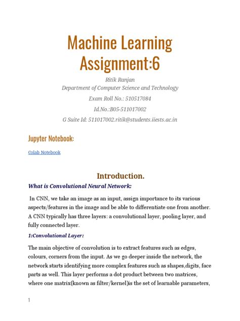 Machine Learning Assignment6 Jupyter Notebook Pdf Computing