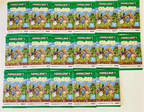 New Minecraft Cubeez 2025 Woolworths X14 Unopened Packs 6 99 Picclick Au