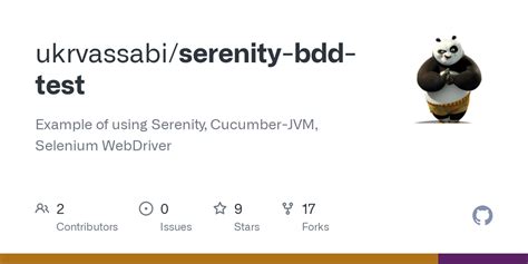 Github Ukrvassabiserenity Bdd Test Example Of Using Serenity