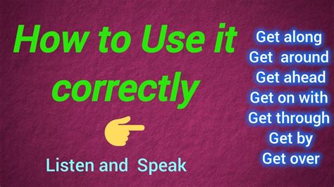 Mastering Phrasal Verbs Unlocking The Power Of Get Youtube