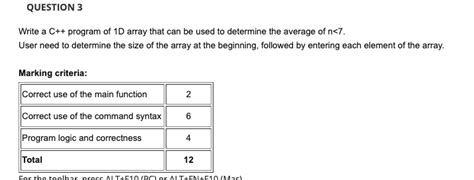 Solved Write A C Program Of D Array That Can Be Used To Chegg