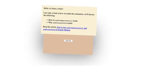 How To Animate Scroll Position In React