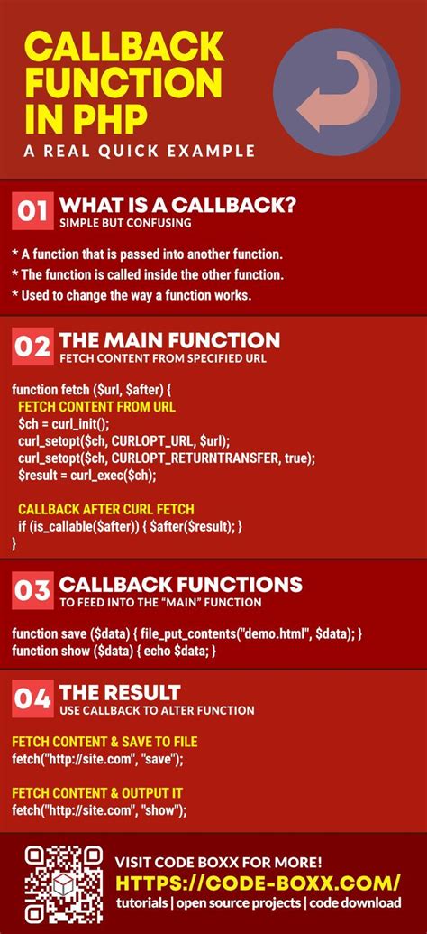 Php Callback Function Simple Example In 2023 Php Coding Function