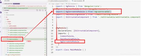 Ng Zorro 提示控件不可用nz Table Is Not A Known Element 1 If Nz Table Csdn博客