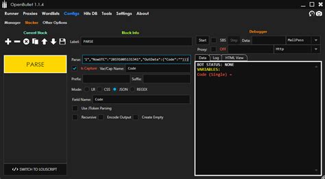 Bug Checking Create Empty Still Creates The Variable Issue Openbullet Openbullet