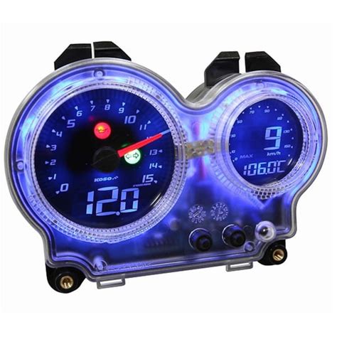 Speedometer Evo Evo Face 8 Coloured Illuminated With Rev Counter 15
